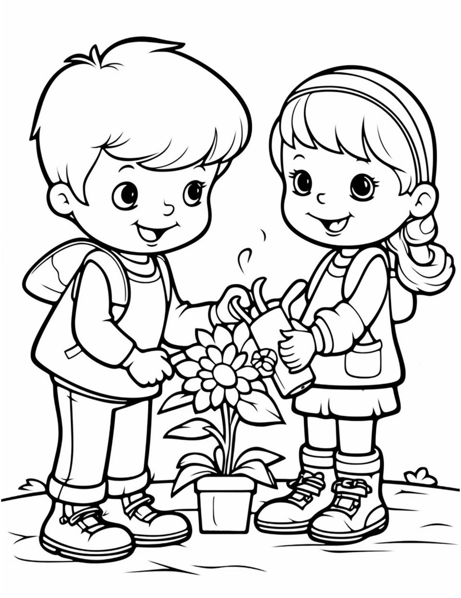 Coloring Book Templates untuk Anak-Anak – Mudah, Comel & Interaktif ...